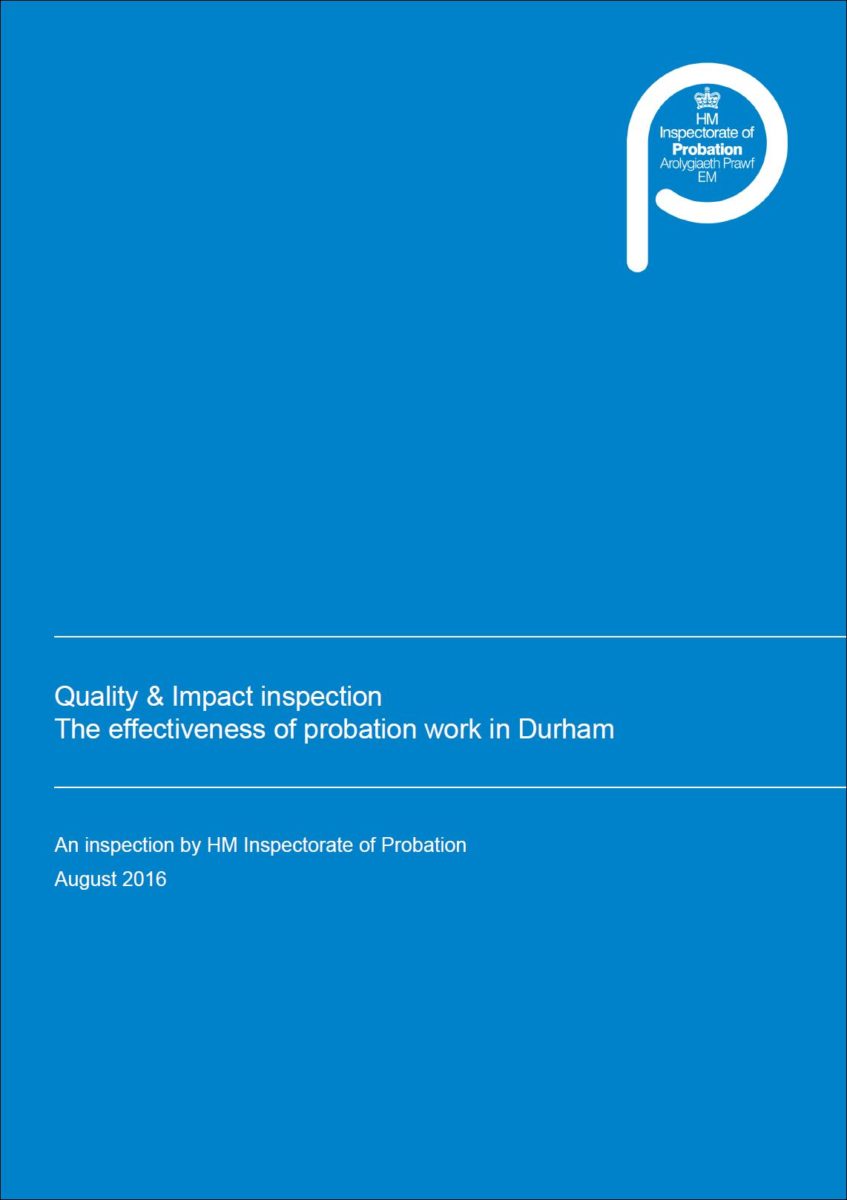 Probation inspectors highlight concerns over quality